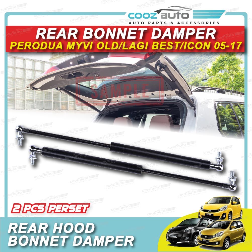 Perodua Myvi Lagi Best Icon 2005 - 2017 Rear Bonnet Hood Absorber ...