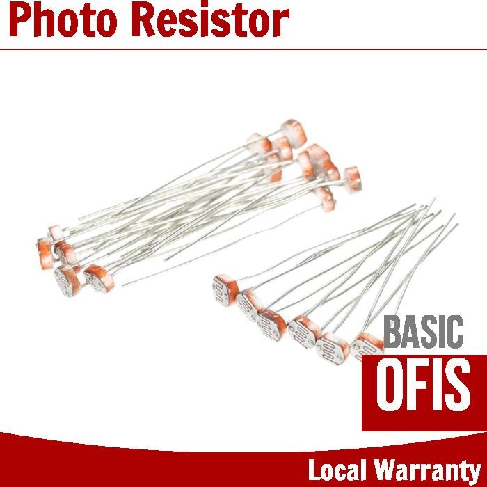 (10 PCS) LDR GL5528 Light Dependent Resistor Photo Sensor Photosensor ...