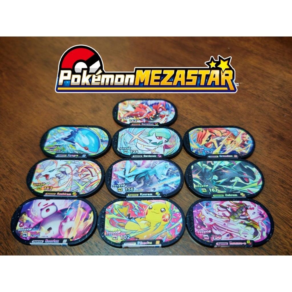 Pokemon Mezastar 6 Star Disk Card Superstar Pokemon Mezastar Molly ...