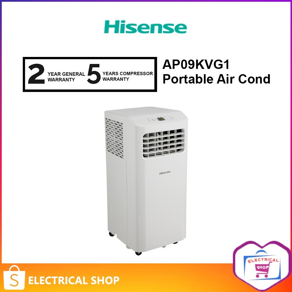 Hisense 1.0HP Portable Air Conditioner R32 AP09KVG1 Aircond (Replace ...