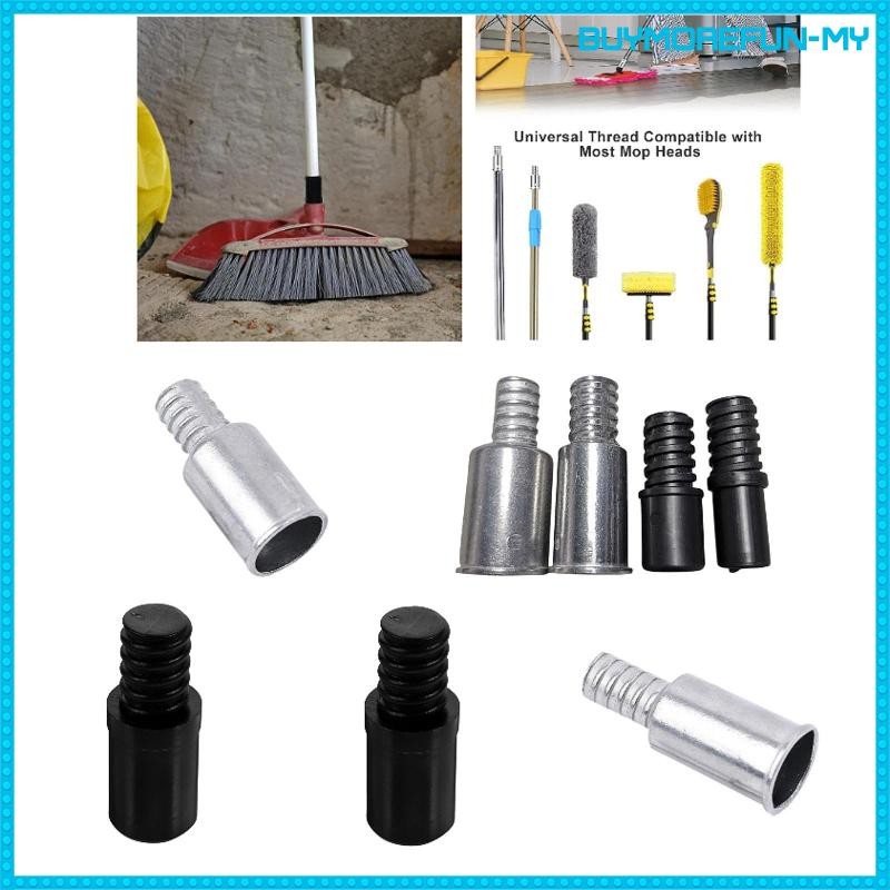 [BuymorefunMY] Replacement Push Broom Handle Threaded Tip Connector ...