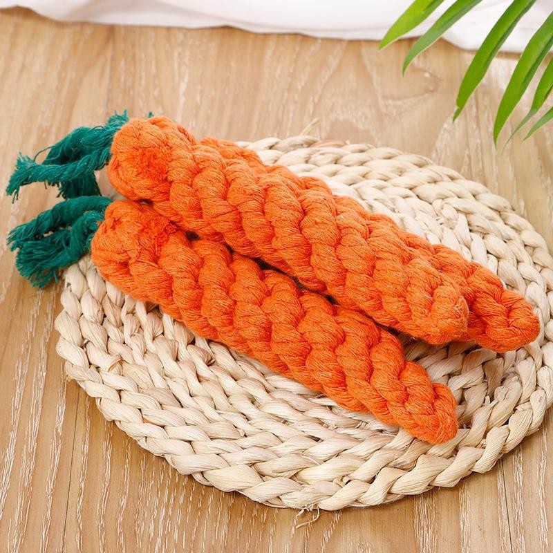 Wenbo [PET] Mainan Haiwan Pet Cotton Rope Dental Care Durable Bite Toy ...