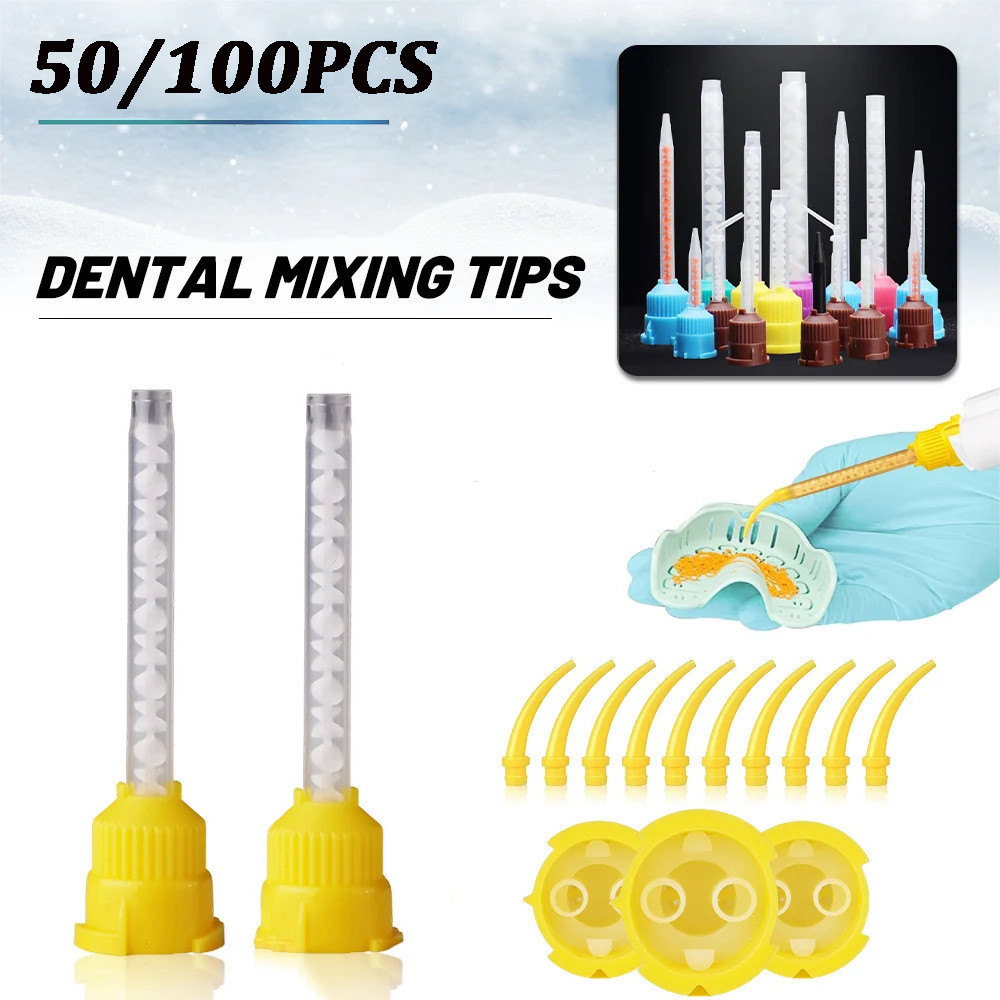 Dental Silicone Rubber Conveying Mixing Head Disposable Impression ...