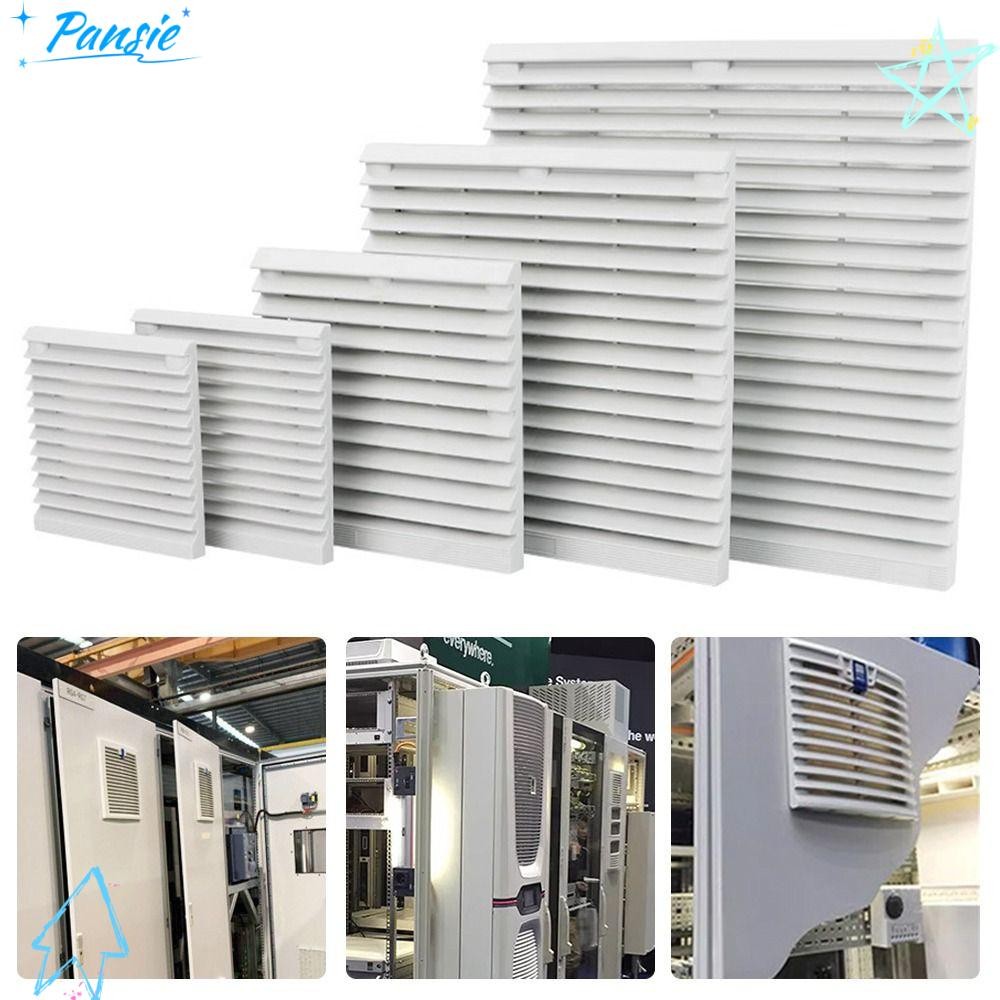 PANSIE Cabinet Ventilation Filter, ABS Without Fan Shutters Fan Grille ...