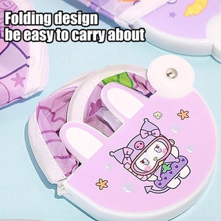 Mini Sanrio Foldable Group Fan Kuromi Cinnamoroll Melody Portable ...