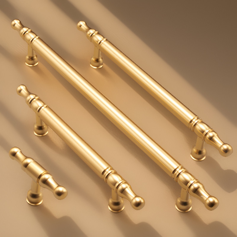Cabinet Door Handle Wardrobe Gold Handles Cabinet Drawer Nordic French ...