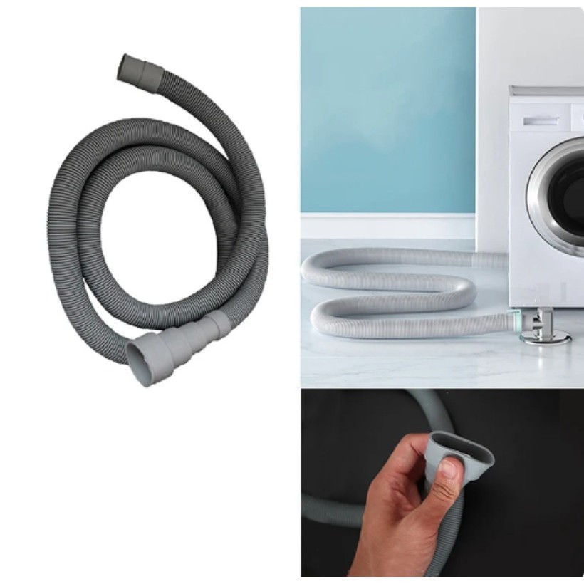 5M Universal Washing Machine Dishwasher Drain Waste Hose Extension Pipe ...