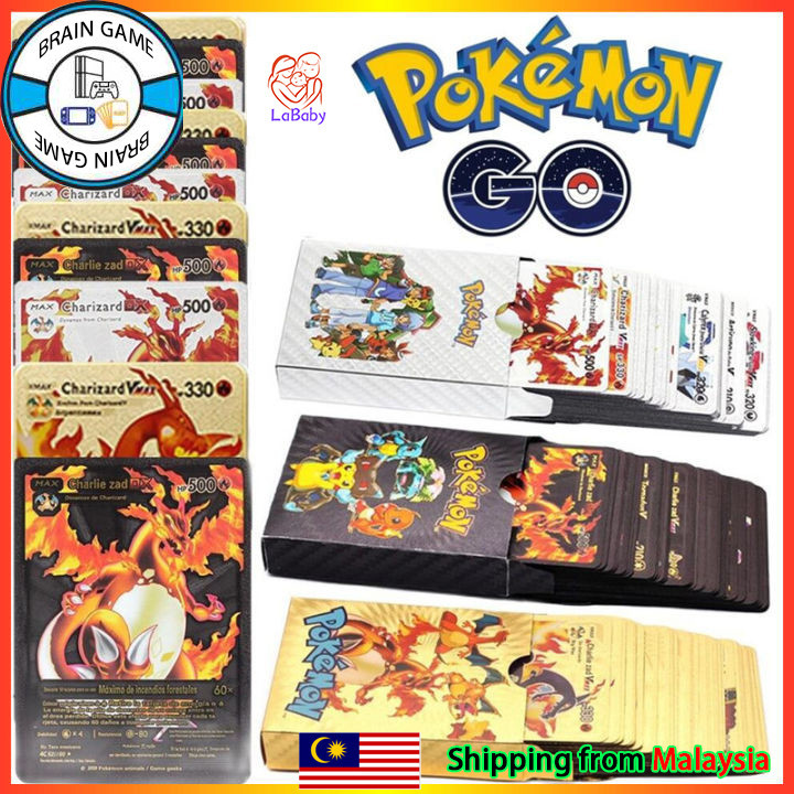 27-54pcs Pokemon Cards Child Boys' Toys Rare Collection Battle Trainer ...