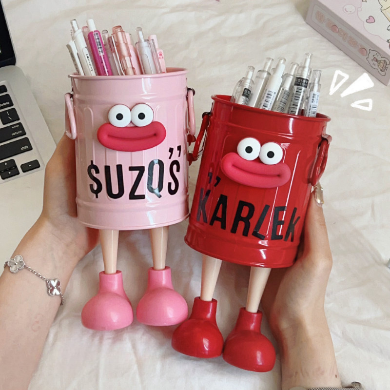Large Mouth Pen Holder Cute Stationery Pen Organizer Large-capacity ...