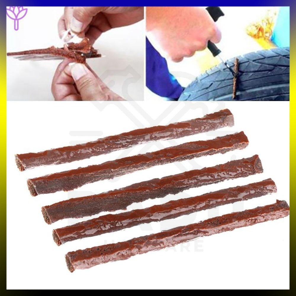5pcs 4" Self Vulcanizing Tubeless Tire Tyre Repair Seal Strip Repair ...