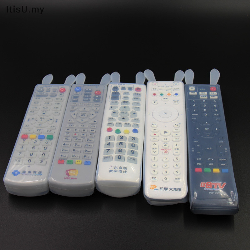 [ItisU] Silicone TV Remote Control Cover Luminous Air Conditioning Dust Protect Storage [MY ...