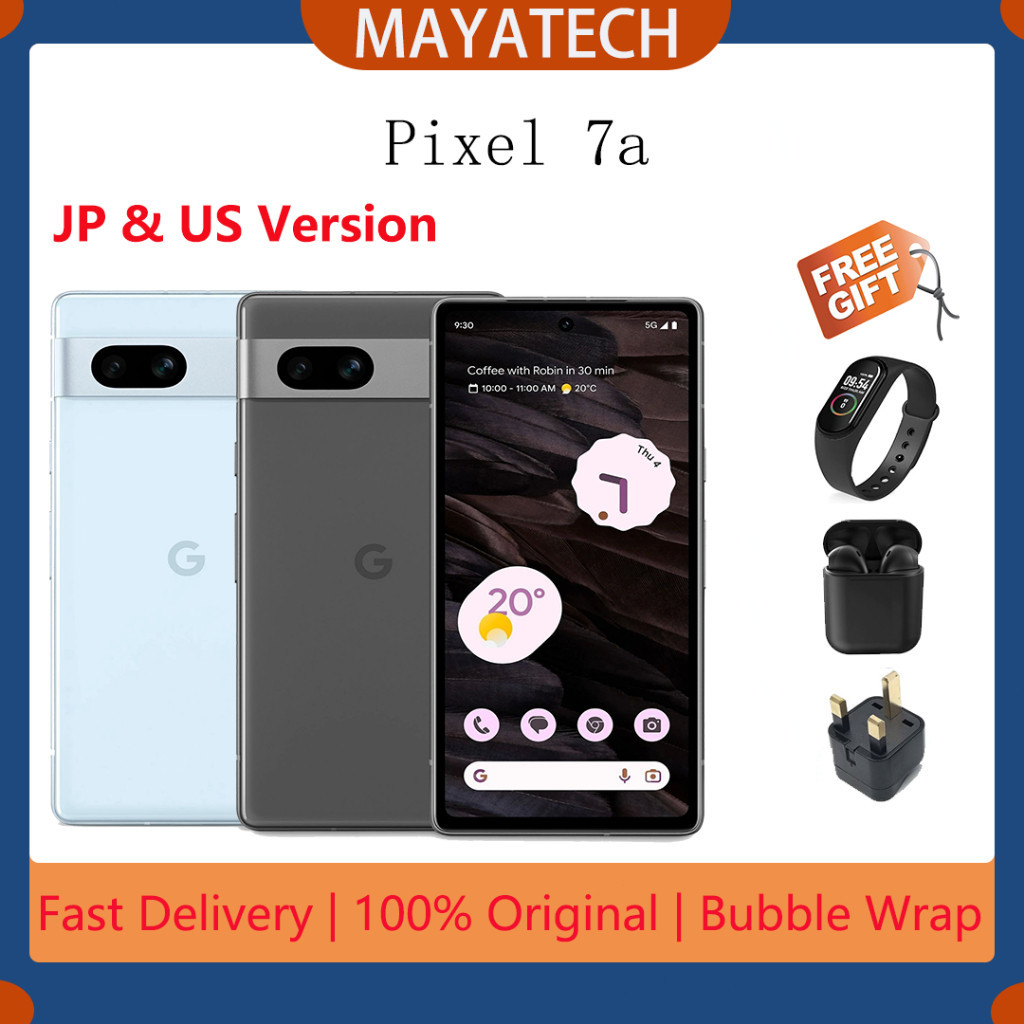 Pixel 7A Google Tensor G2 | 64 MP + 12 MP Camera | 6.1inches Display ...