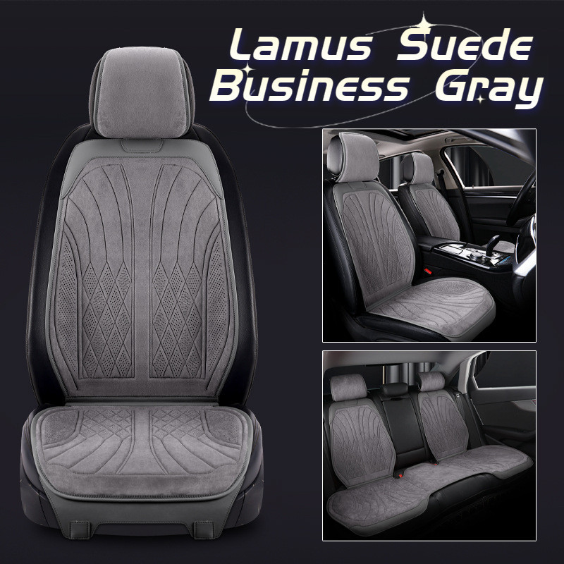 Lamus Suede Car Seat Cover Leather Four Seasons Cushion Upmarket Wear ...