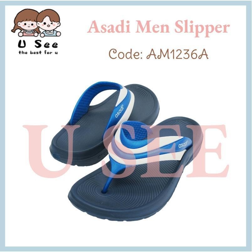 READY STOCK!!! Asadi Light Soft EVA Sandal AM1236A-NV Asadi Kasut ...