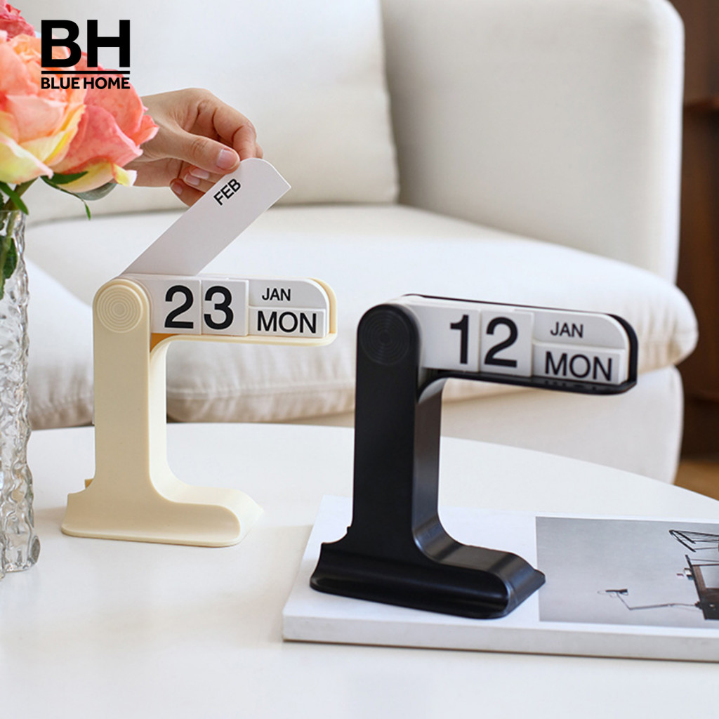 Compact Room Decoration Flip Calendar Desk Organizer Modern Farmhouse ...