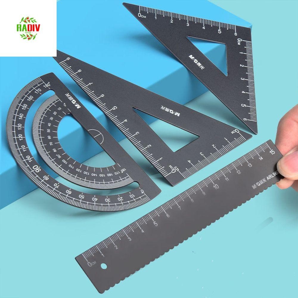 RADIV Aluminium Ruler Set High quality Multifunction School Office ...