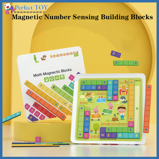 PMR Magnetic Arithmetic Learning Toy DIY Magnetic Math Toy Math Manipulatives Magnetic Number ...