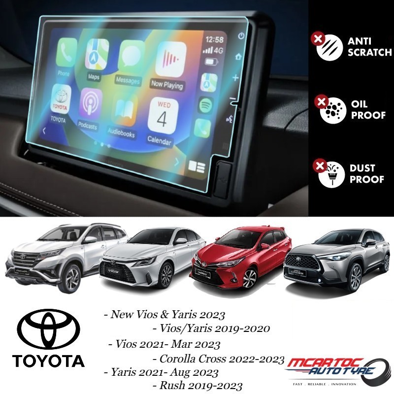 Toyota New Facelift Vios, Yaris, Rush & Corolla Cross 2019-2024 ...