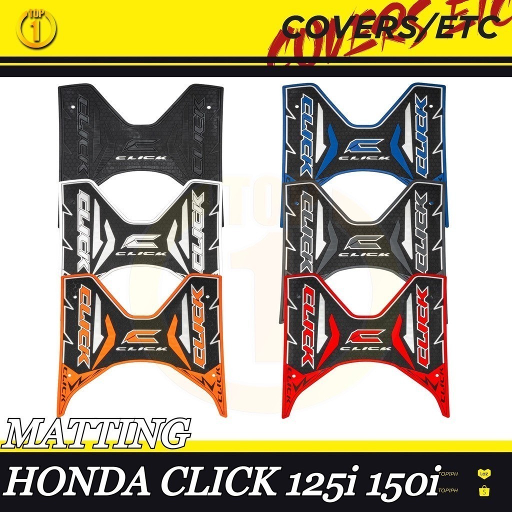 Honda click 125 /150 V2 and v3 rubber floor matting | Shopee Malaysia