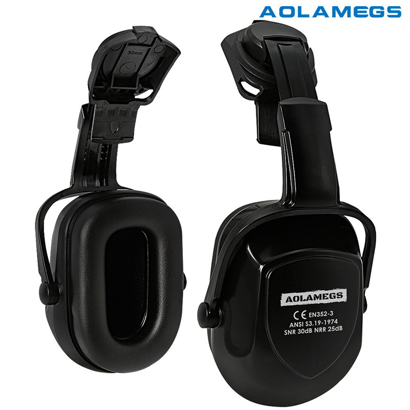 AOLAMEGS Earmuff Safety Helmet Accessories Noise Prevention Isolation ...