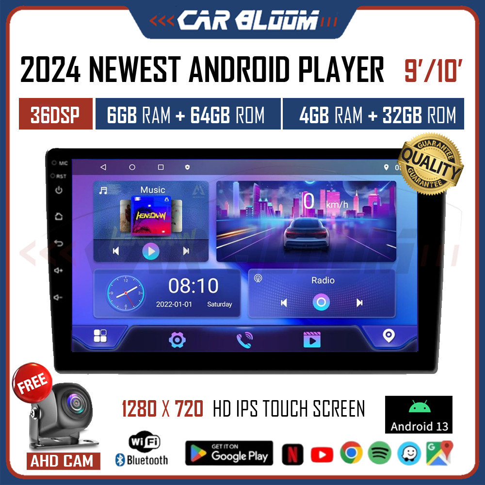 🔥8PCS🔥 LOWEST PRICE [6GB RAM+64GB ROM]2024 Newest CarPlay/Android Auto ...