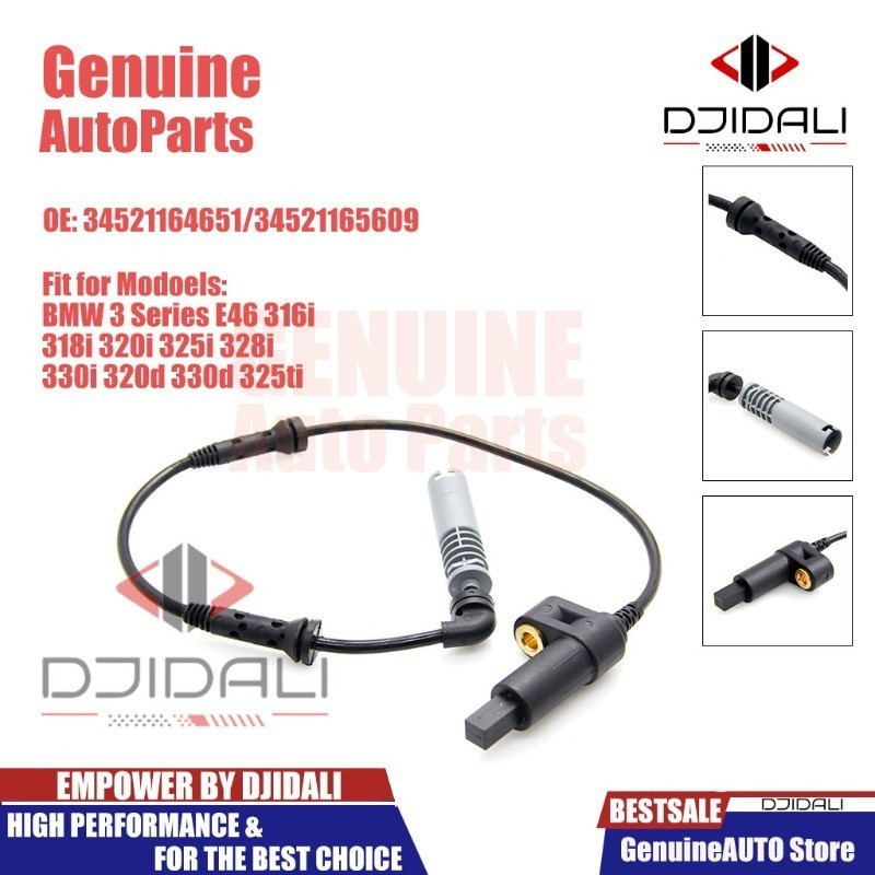 ABS Speed Sensor Front L / R For BMW 3 Series E46 316i 318i 320i 325i ...