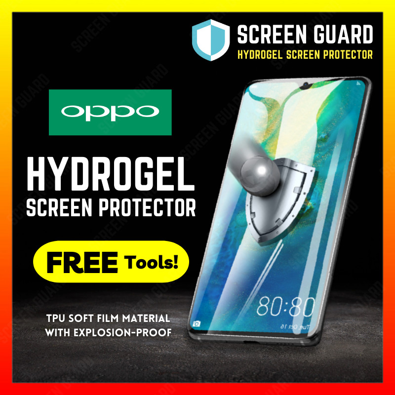 OPPO Screen Protector A98 A96 A95 A94 A93 A92 A78 A76 A73 A53 All A Series Hydrogel Pelindung ...