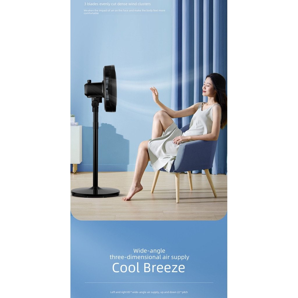 [Various Types]Midea Electric Fan Home Stand Fan Student Desk Fan Light ...