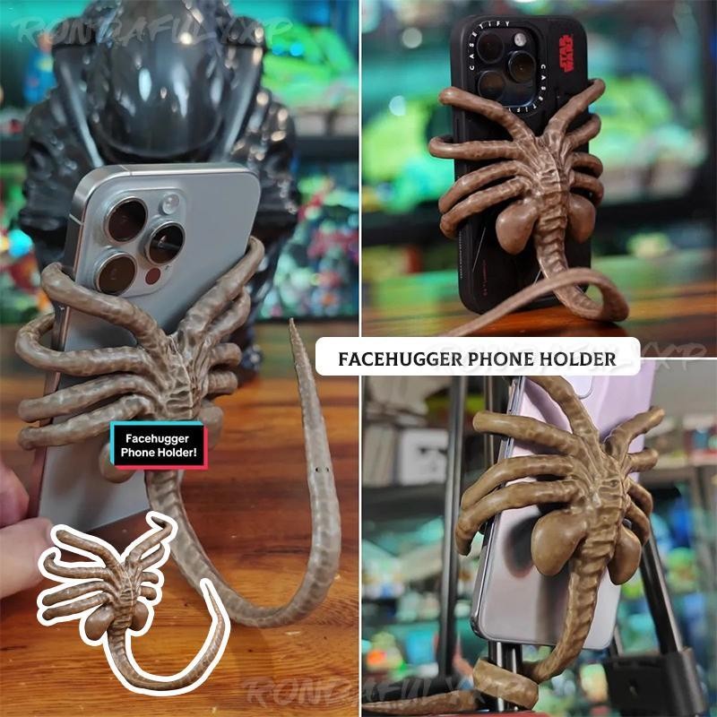 Xenomorph Facehugger Phone Holder Creature Phone Stand | Scary Creature ...