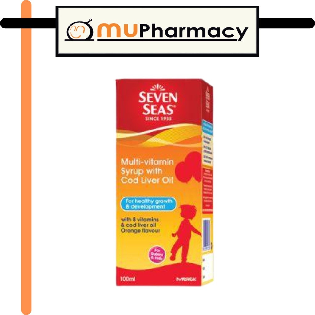 Seven Seas Multivitamin Syrup With Cod Liver Oil 100ML/500ML/2x500ML ...