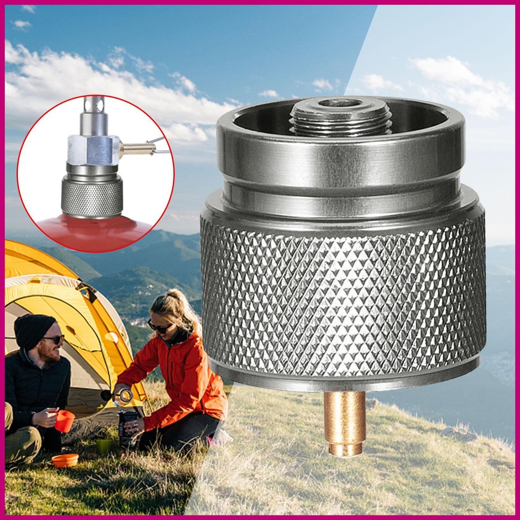 Stove Convert Connector Portable Propane Tank Input Canister Adapters ...