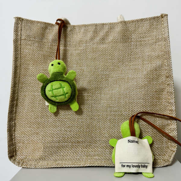 keychain keychain mathcing Beg sekolah penyu kecil comel, loket beg ...