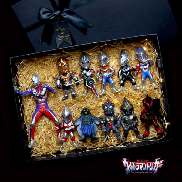 Ultraman set figure toy super action figure battle armor ornament model ...