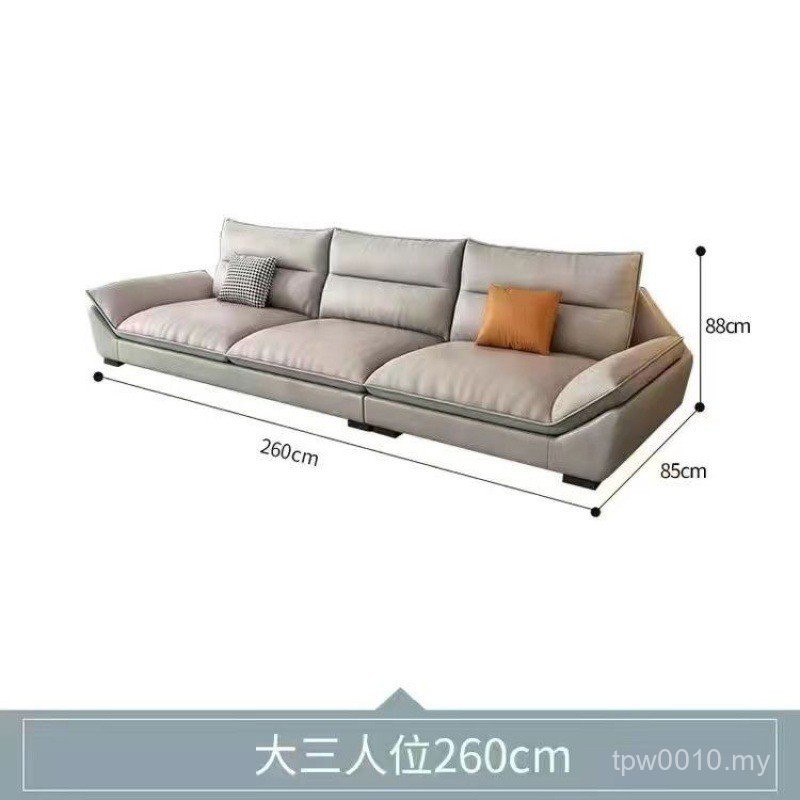 Teknologi sofa kain ruang tamu moden Nordik pangsapuri besar dan kecil ...