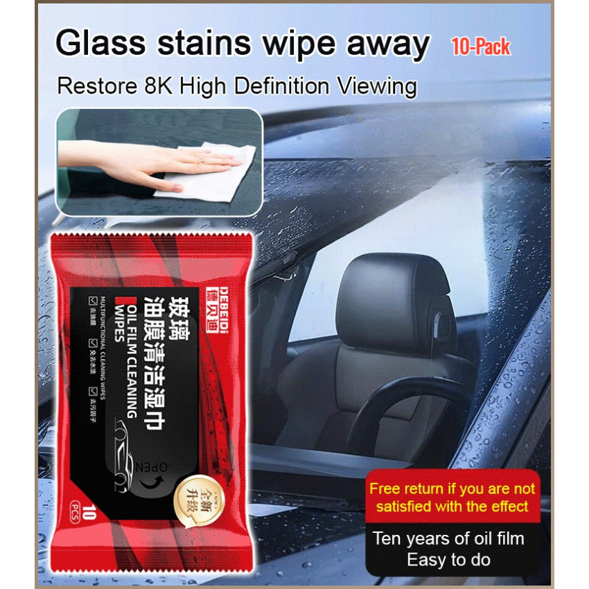 Wet Wipes Glass Oil Film Cleaner Glass Cleaner Leather Debeidi Glass ...