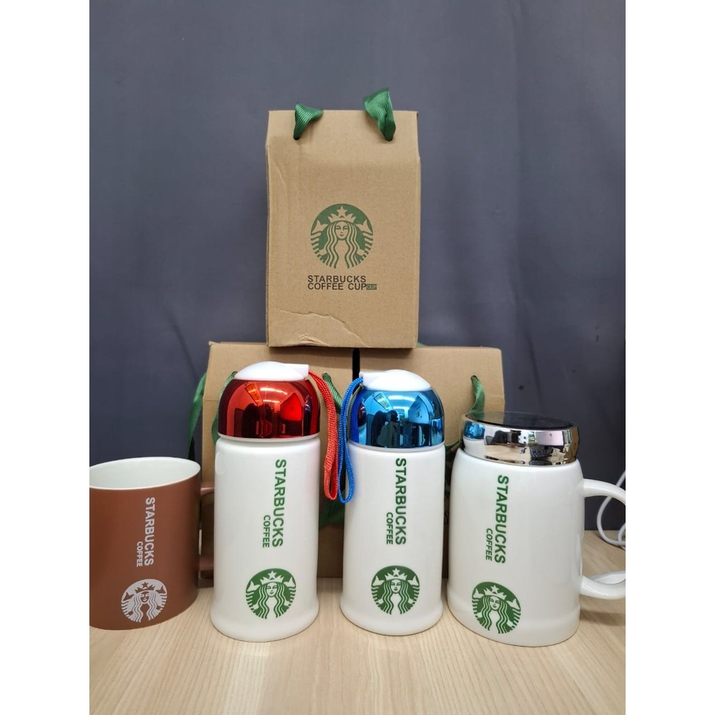 Starbucks Bottle Mug Gift Set 200ml 300ml 360ml Starbucks Mug Ceramic ...