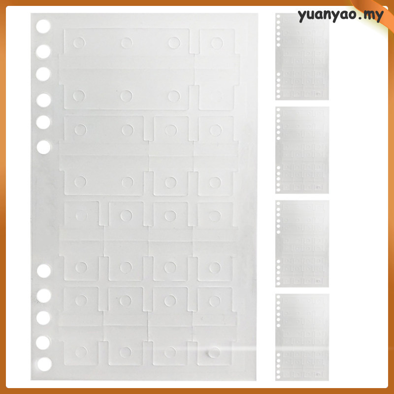 5 Sheets Binder Tabs File Folder Labels Book Self Adhesive Loose-leaf ...