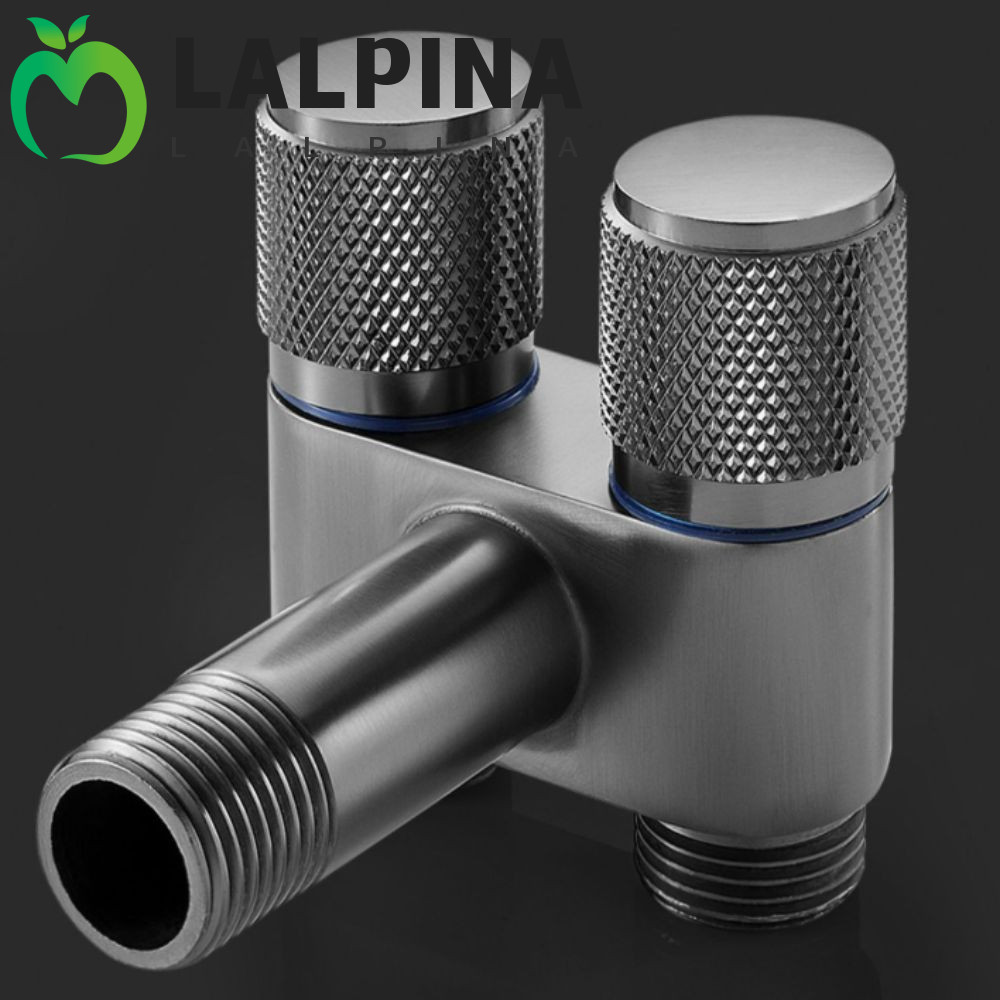 LALPINA Double Outlet Valve, Universal Interface Space Saving Shower ...
