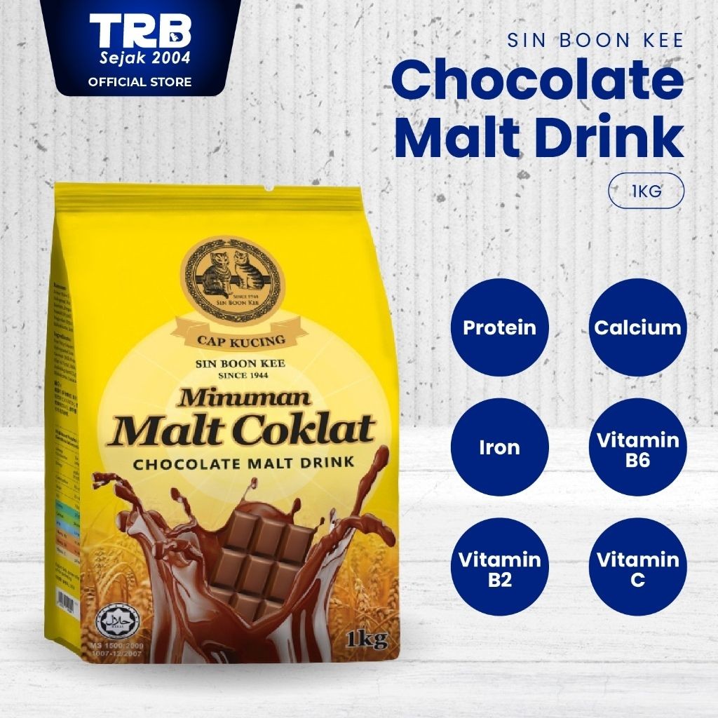 Chocolate Malt ｜Minuman Malt Coklat｜Sin Boon Kee kilang kopi sejak 1944 ｜1kg pack | Shopee Malaysia