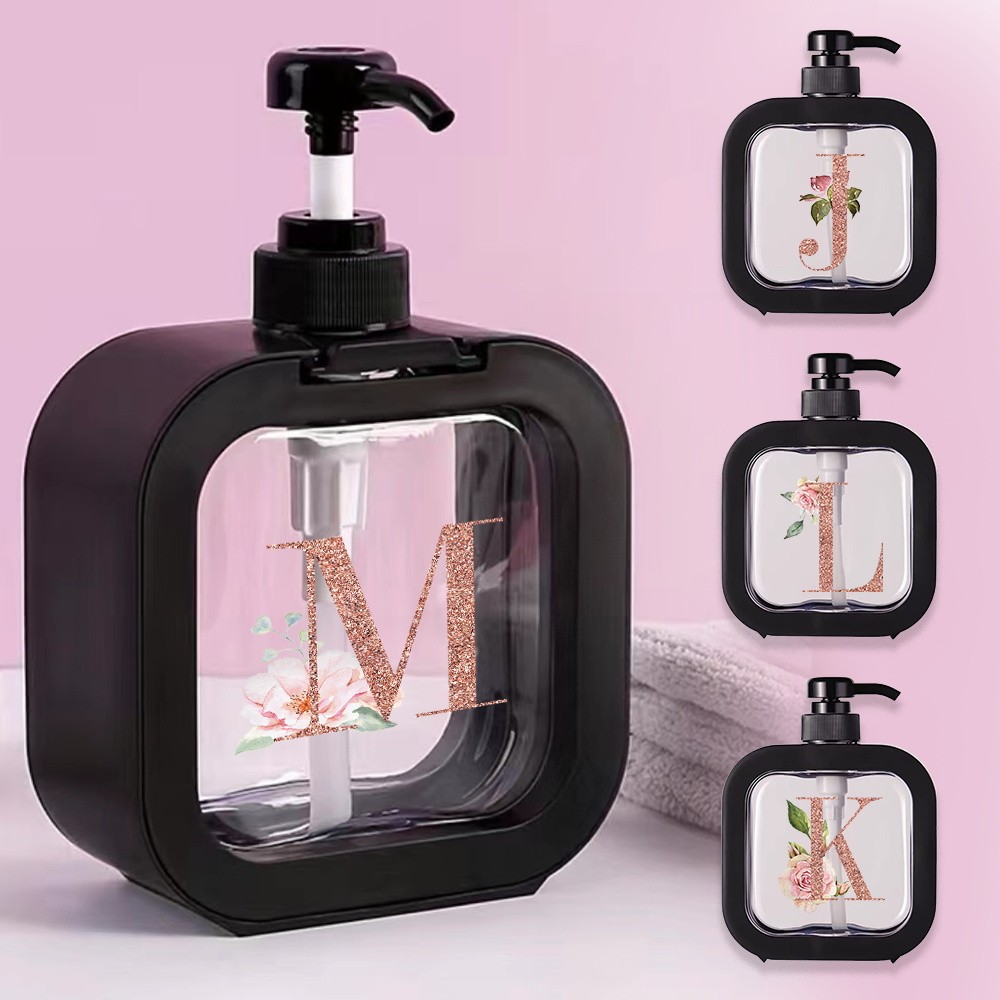 500ml Press Type Lotion Bottle Foam Sub-Bottling Bottle Travel Liquid ...
