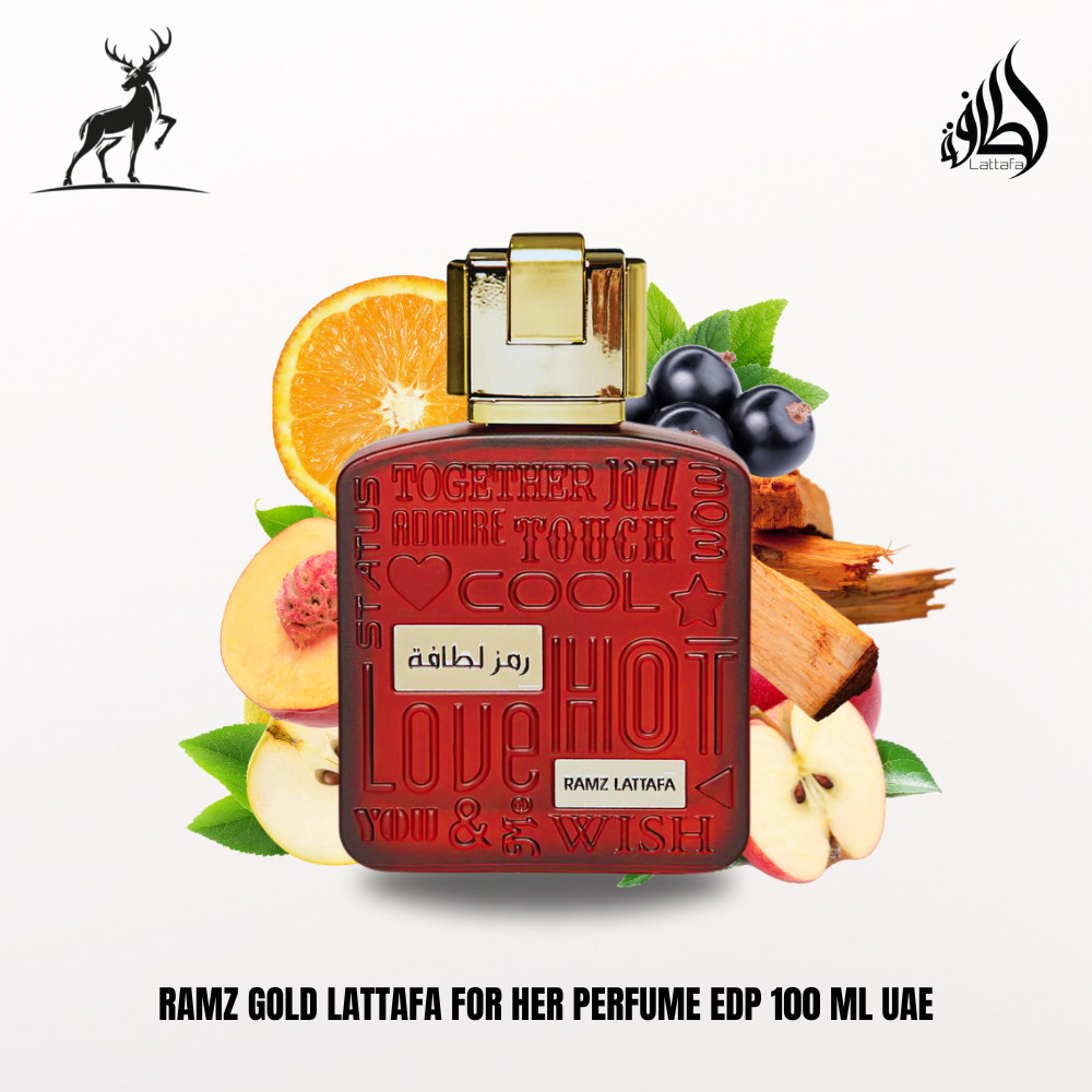 Ramz Gold lattafa for her perfume EDP 100 ml UAE (gift package ...