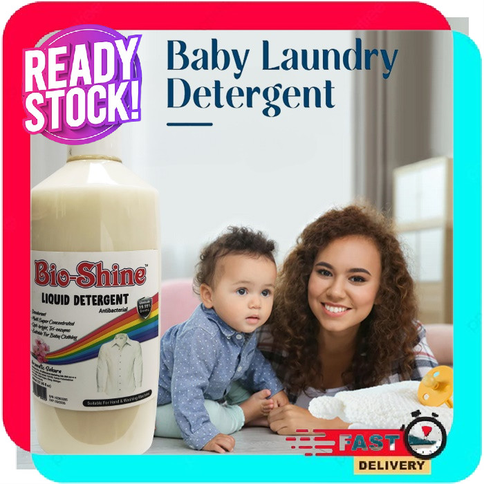 Bio-Shine Anti Bacterial Baby Liquid Detergent Aromatic Sakura 800ml ...