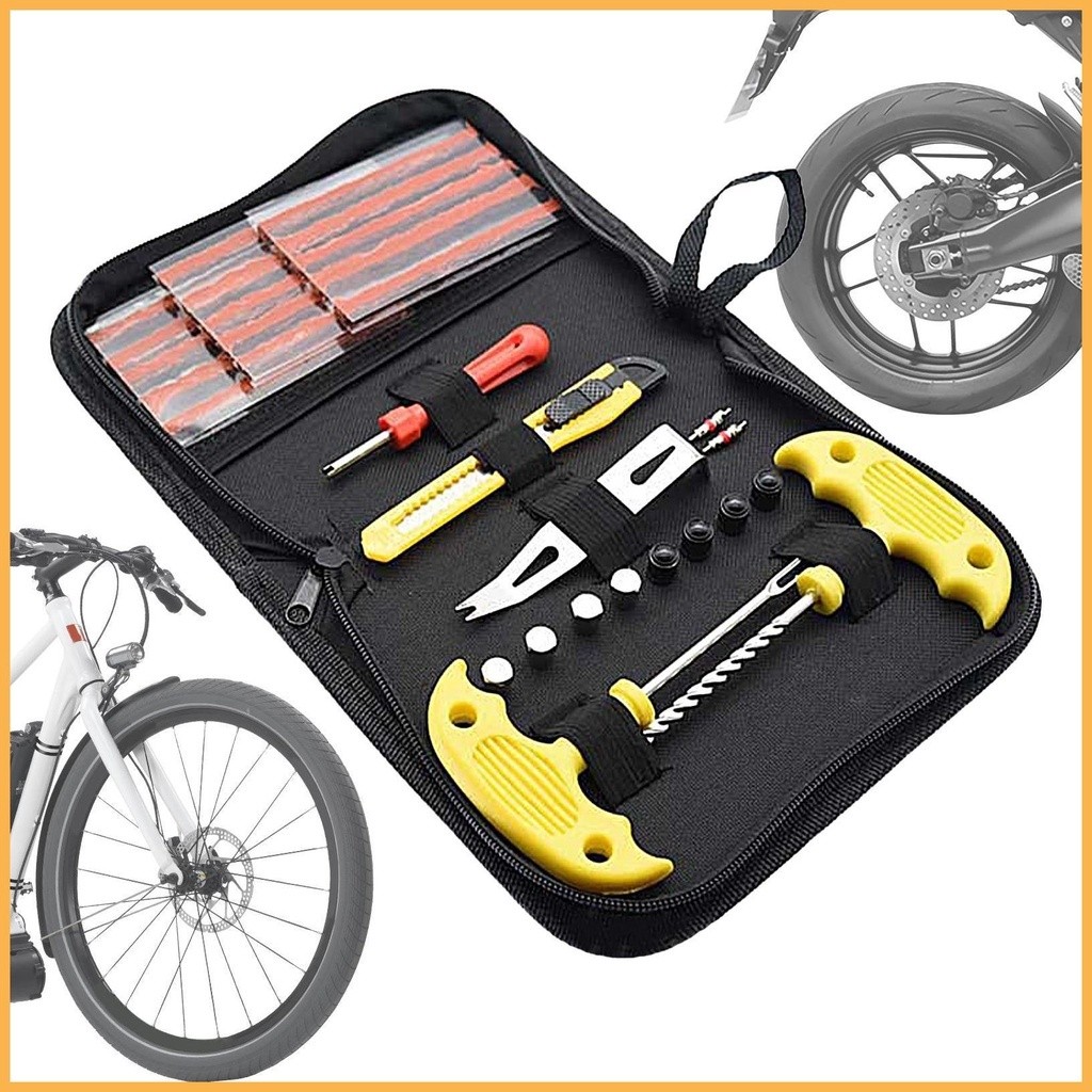 [ReadyStock]Tire Puncture Repair Kit 32PCS Heavy Duty Tire Repair Tools ...