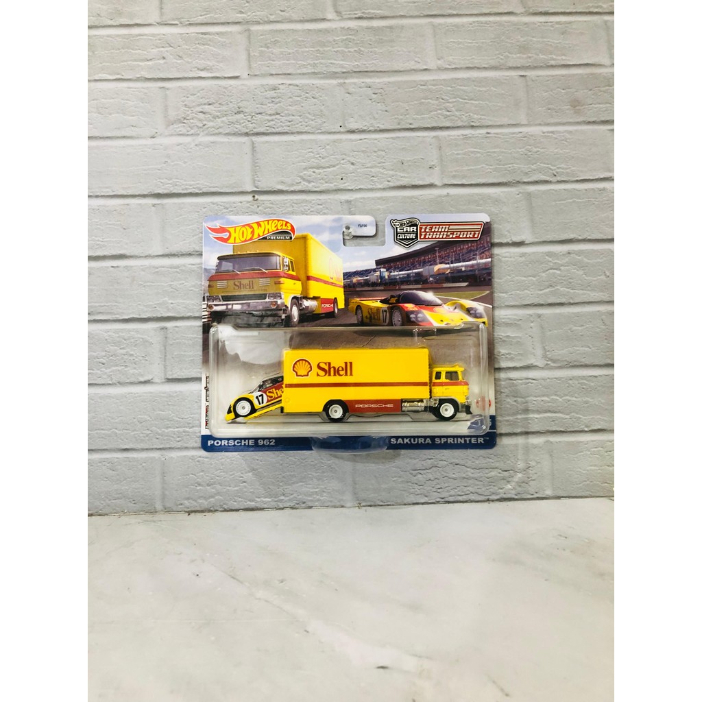 Hot wheels Premium Team Transport Shell Porsche & Sakura Sprinter ...
