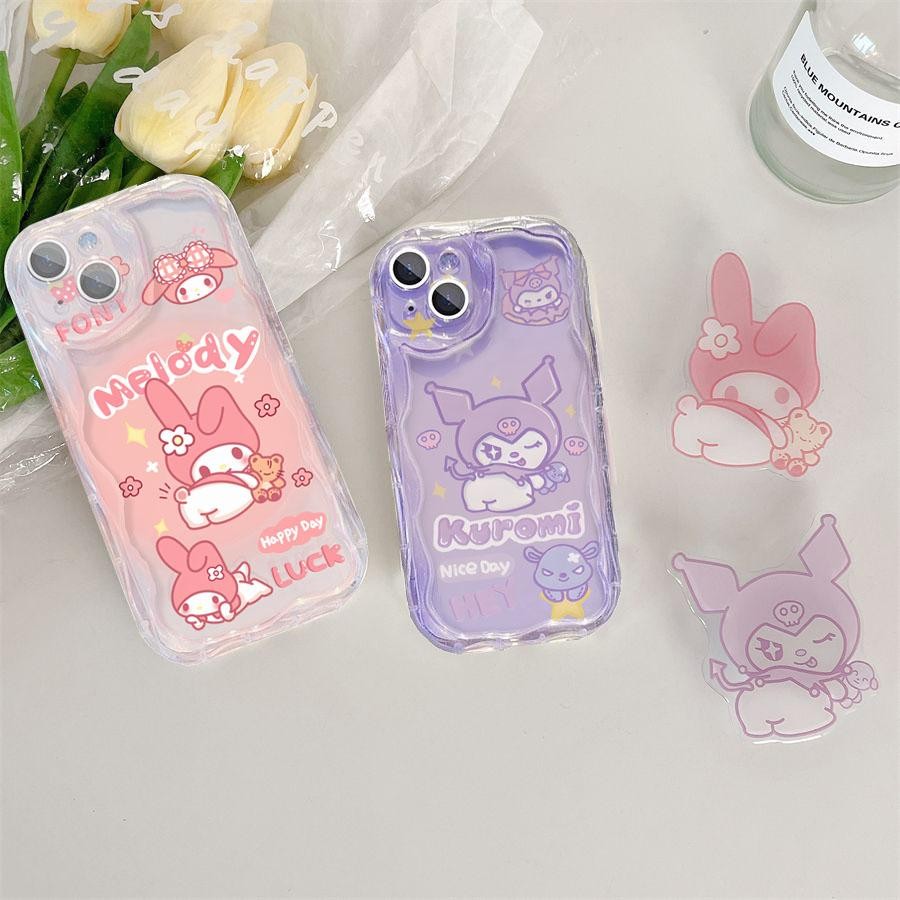 Cute Sanrio Melody Kuromi Holder Casing For VIVO V27 V25 V23 Pro V40 ...