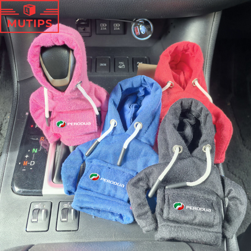 Perodua Car Handbrake Cover Protector Hoodie Gear Shift Knob Cover ...