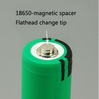 A2 Magnet 18650 battery washer flat head tip magnetic spacer Ready ...