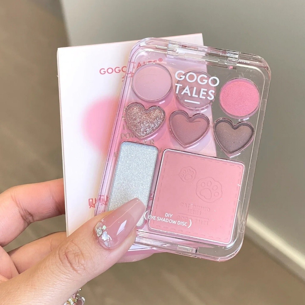 Gogo Tales Stickers Sweetheart Blush Eyeshadow Palette Gogo Dance Love ...