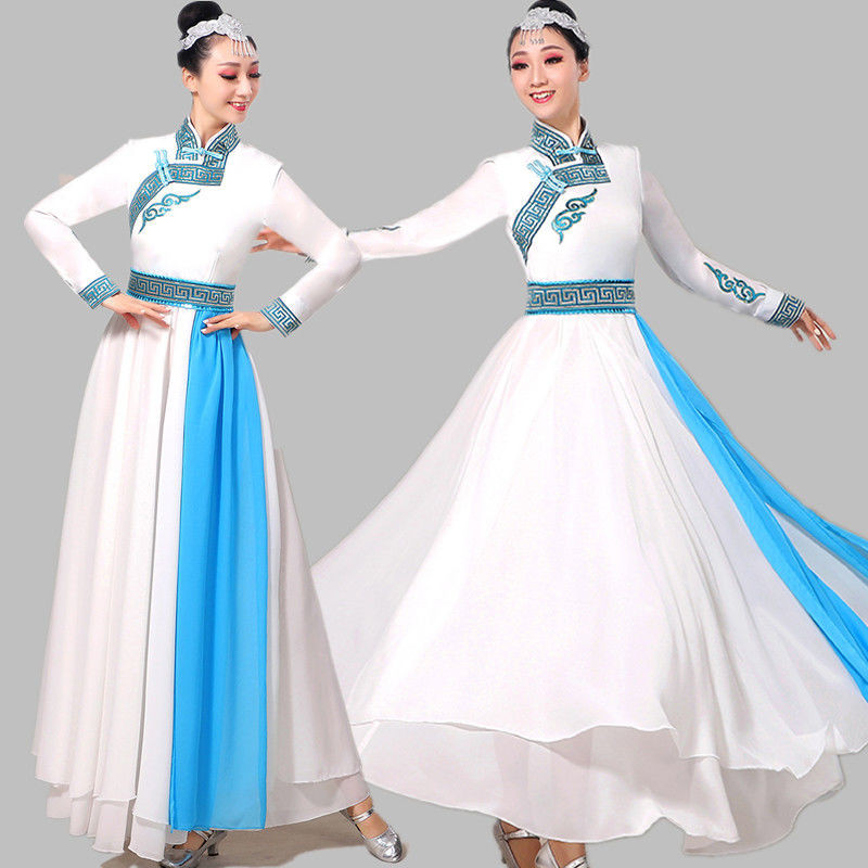 Mongolian Dance Costume Big Swing Skirt Modern Dance Opening Dance Minority Ethnic Costume ...