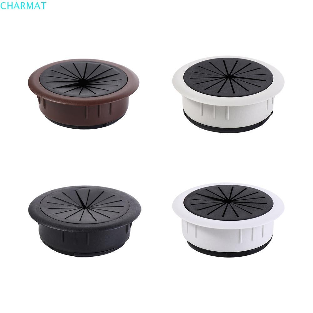 CHARMAT Cable Hole Cover, Round Dustproof Wire Hole Covers Grommet ...